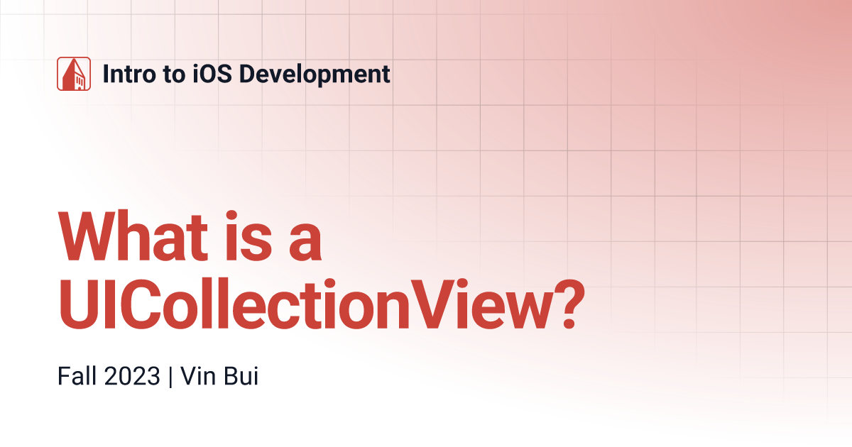 What Is A Uicollectionview Intro To Ios Development 1269